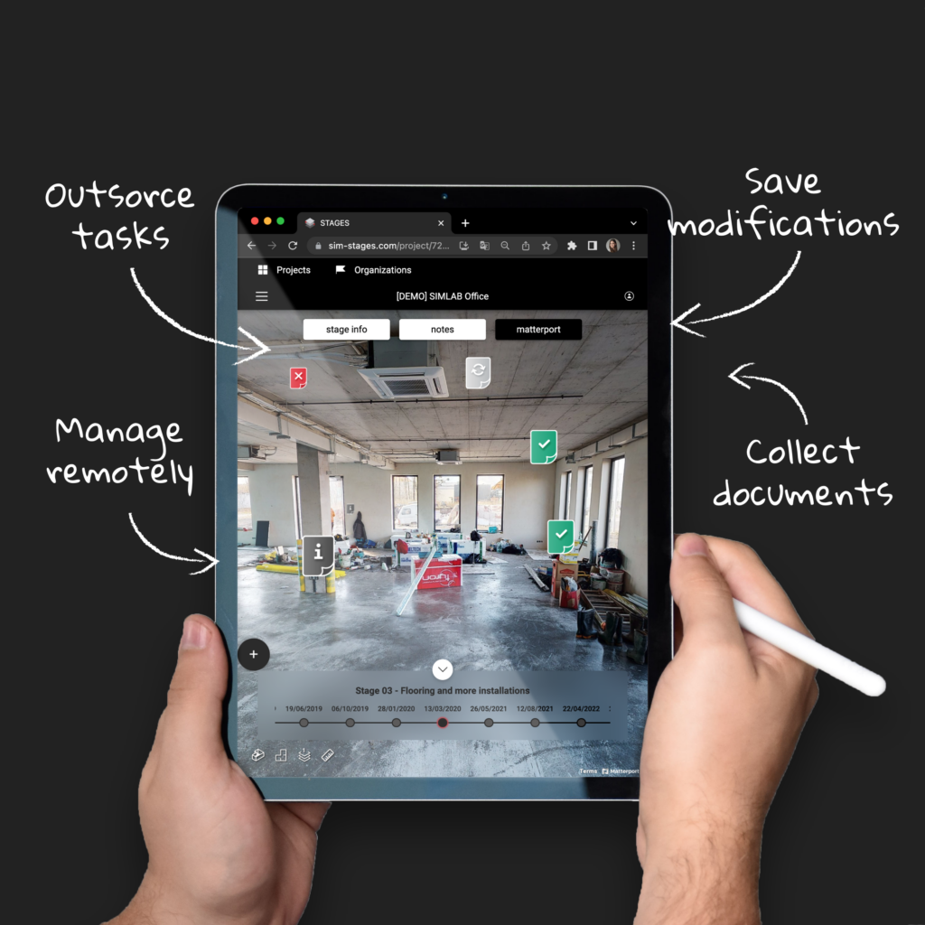 Why Construction Managers Use Simlab Stages And Matterport To Track Construction Project